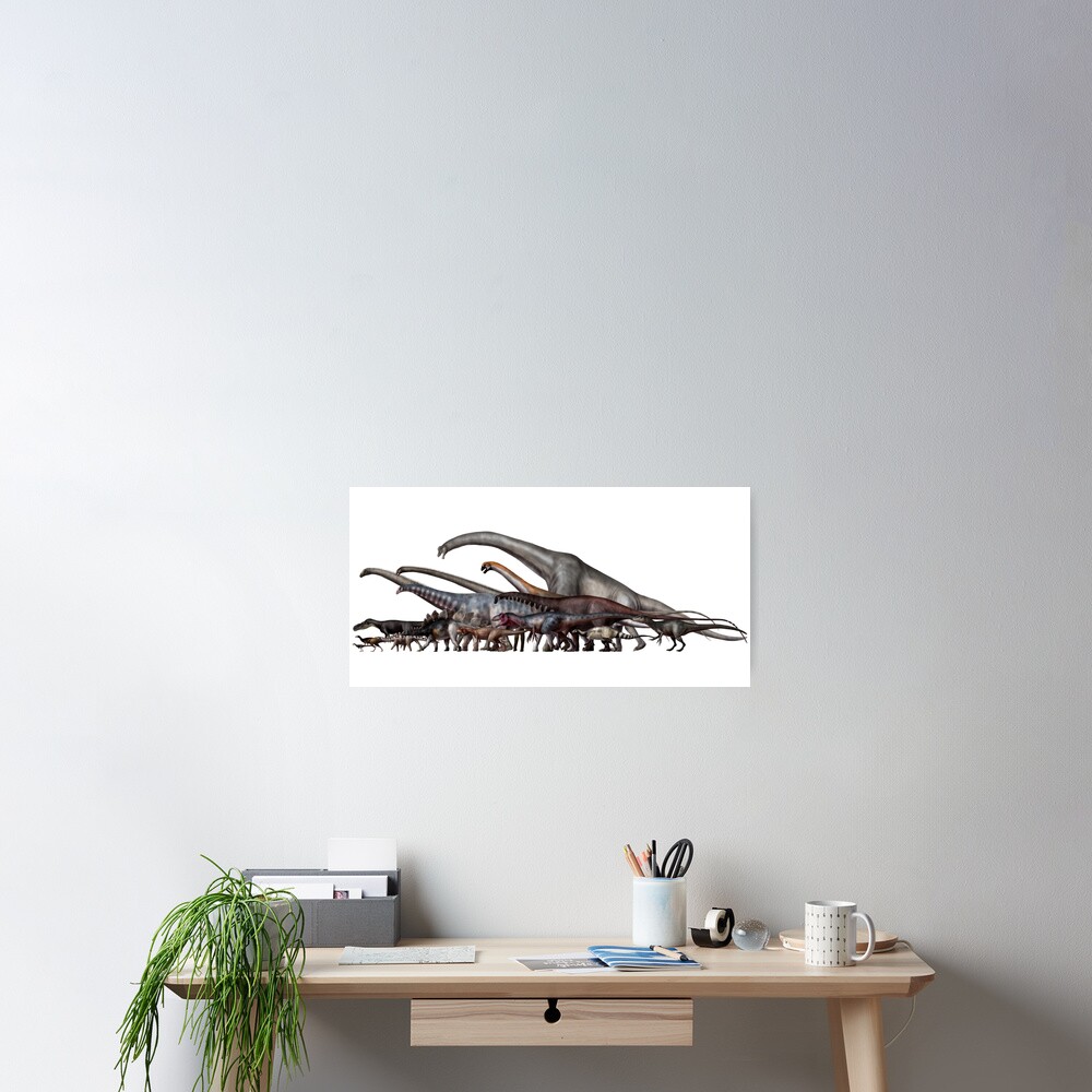 "Dinosaurs of the Morrison Formation" Poster for Sale by UroliteArt ...