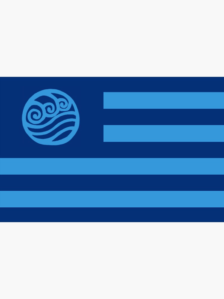 "Water Tribe Flag" Sticker by slieber13 | Redbubble