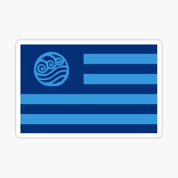 "Water Tribe Flag" Sticker by slieber13 | Redbubble