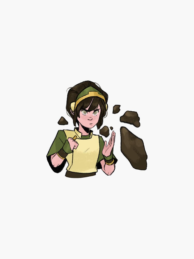 Avatar Toph Sticker For Sale By Andreea2001 Redbubble