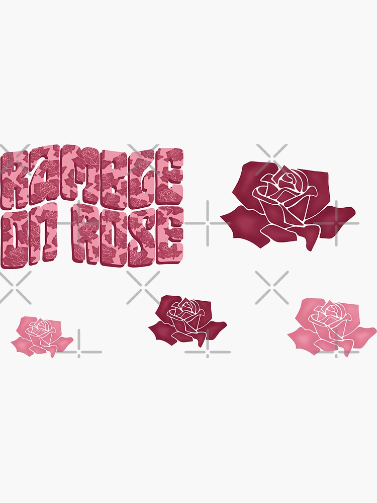 "ramble on rose pack" Sticker by embrody | Redbubble