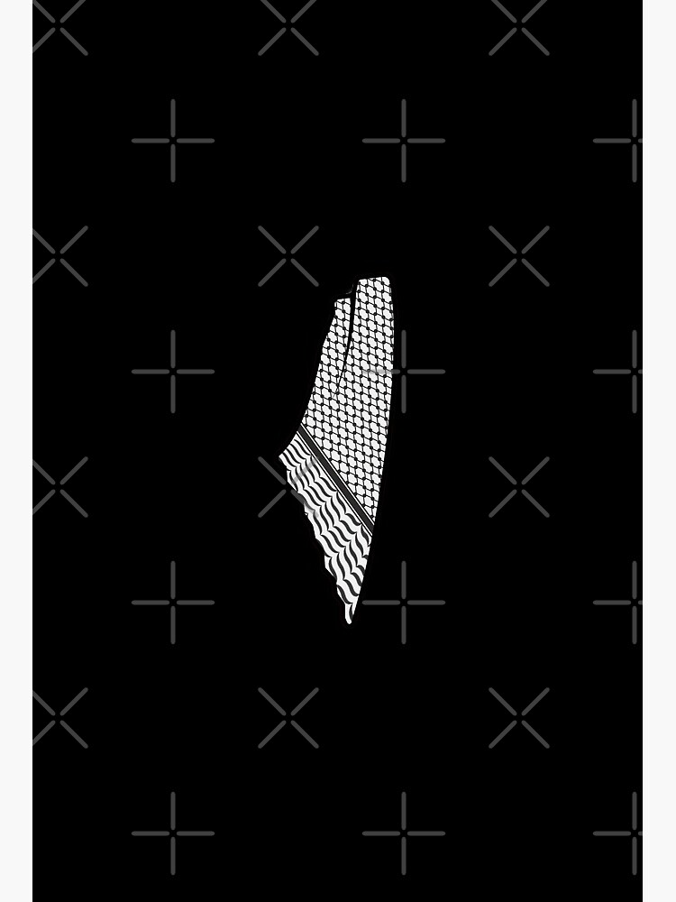 "Palestinian kuffiyah map" Art Board Print for Sale by mo-stuff | Redbubble