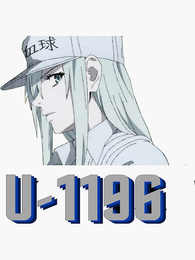 "U-1196 white blood cell" Sticker for Sale by Trimmer-Art | Redbubble