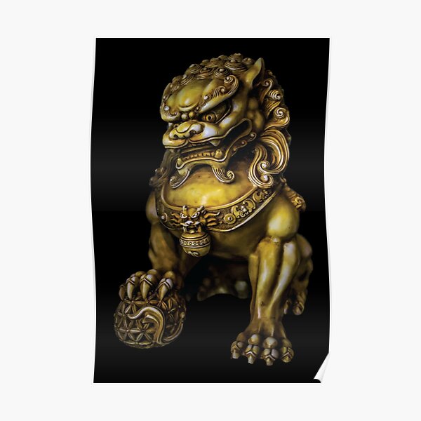 Shisa Dogs Posters | Redbubble