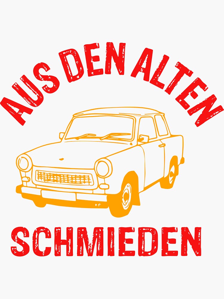 "GDR Trabant" Sticker by Flowaner | Redbubble