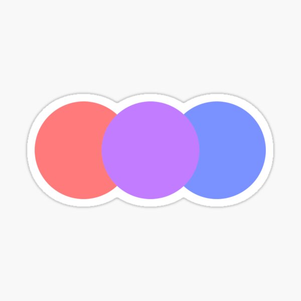 "Subtle Bisexual Flag" Sticker by jazminenoamie | Redbubble