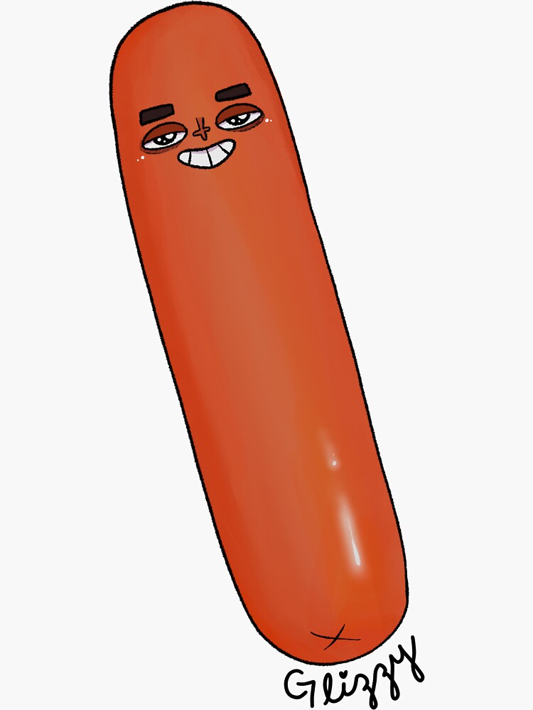 "The Glizzy" Sticker for Sale by StefanyDoodles | Redbubble