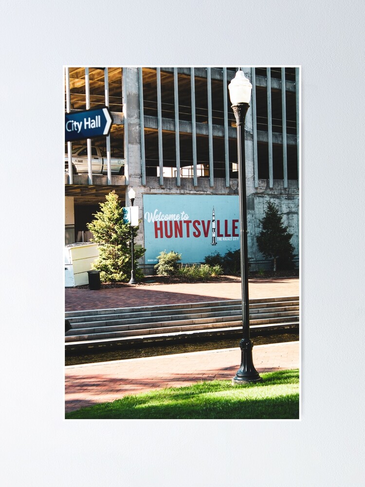 "Welcome to Huntsville Mural in Big Spring Park " Poster for Sale by ...