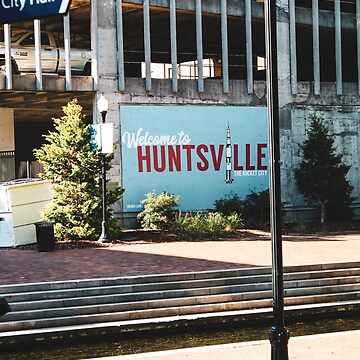 "Welcome to Huntsville Mural in Big Spring Park " Greeting Card for ...