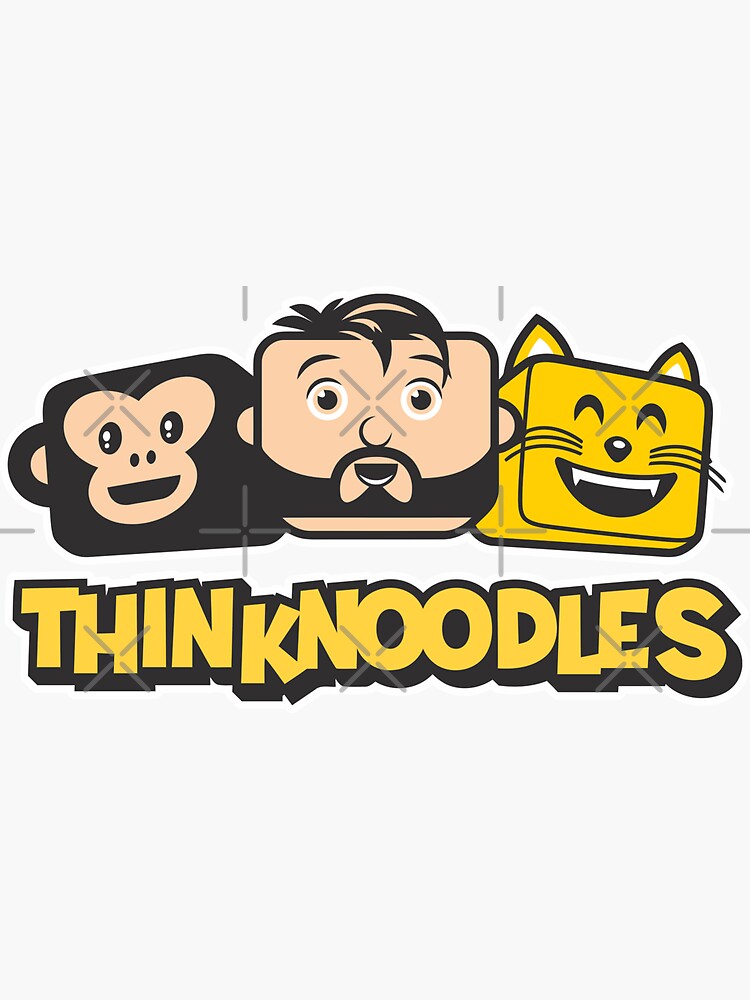 Pegatina «Productos más vendidos de Thinknoodles» de Trevories | Redbubble