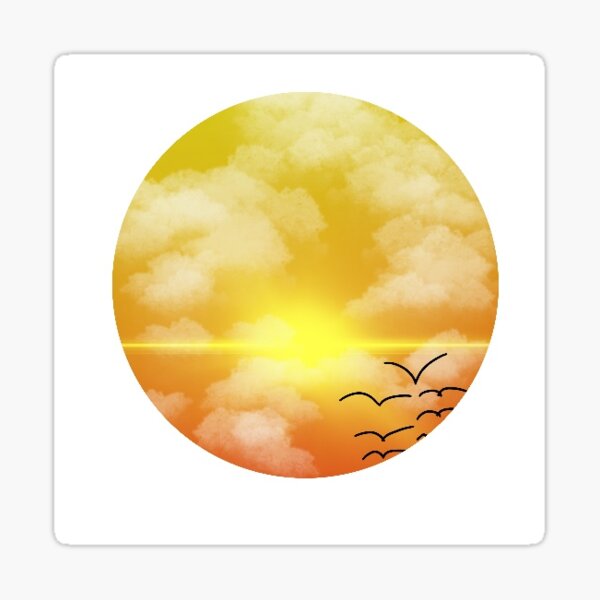 "Sunrise" Sticker by Imyoursappho | Redbubble