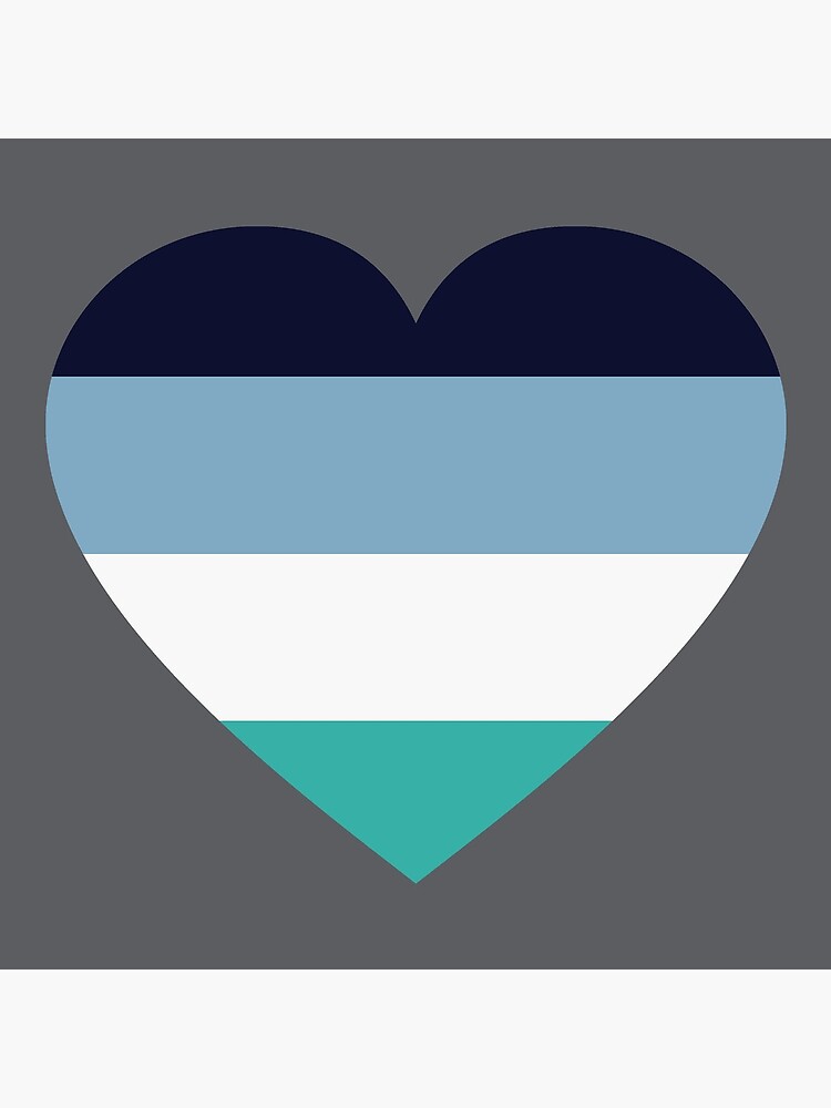 "Oriented Aroace Heart" Poster for Sale by asexualowls | Redbubble