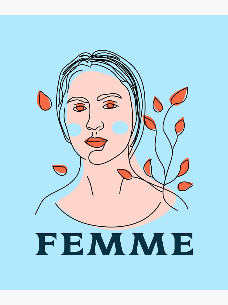 "FEMME" Sticker for Sale by AladdinMktgs | Redbubble