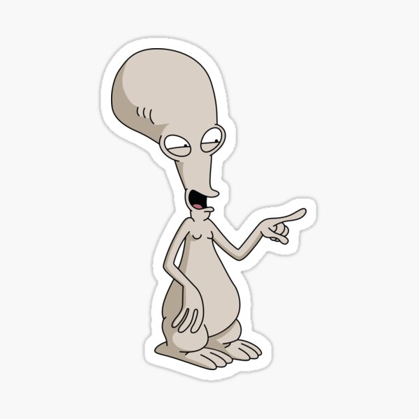 Roger The Alien Stickers | Redbubble