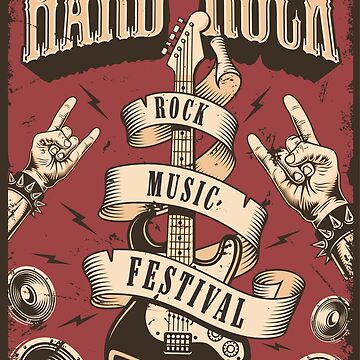 "Hard Rock - Rock Music Festival" Photographic Print for Sale by Renju ...