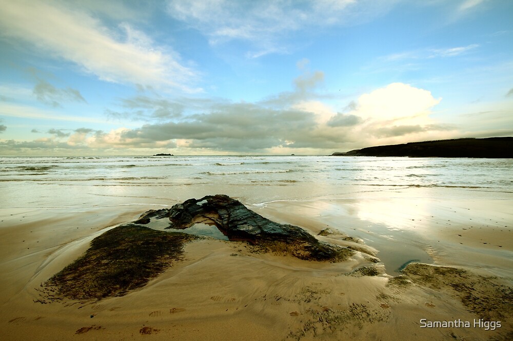 "Harlyn Bay - Cornwall" by Samantha Higgs | Redbubble