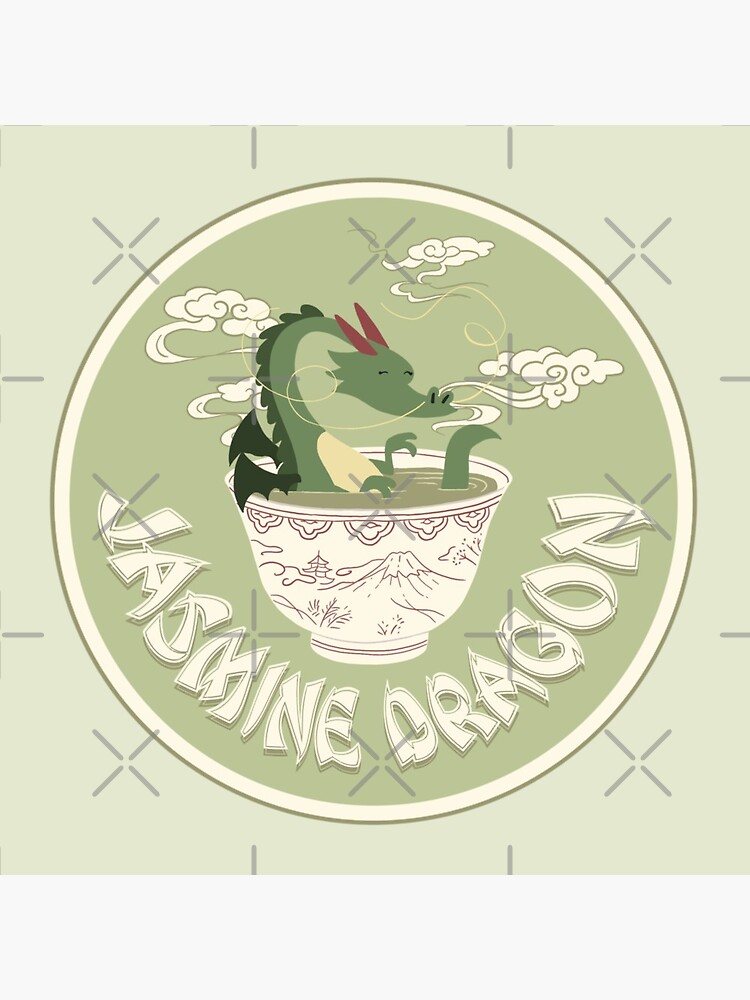 "Jasmine Dragon Tea Shop Logo" Art Print for Sale by iypuff123 | Redbubble
