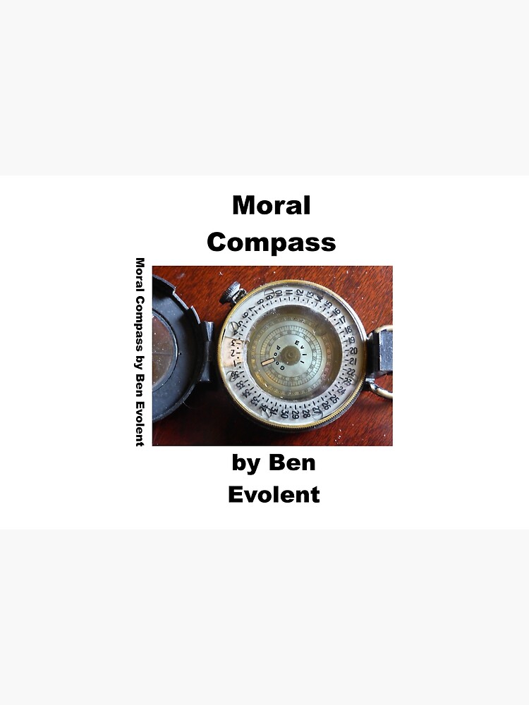 "moral compass joke author name pun" Canvas Print for Sale by 6059 ...