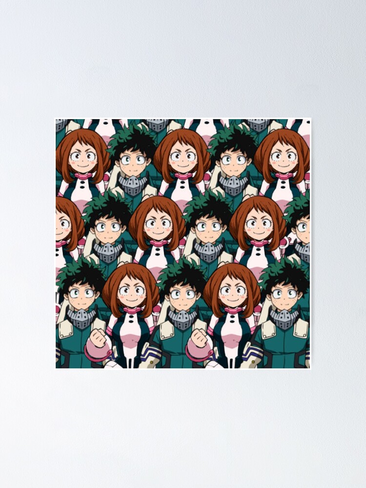 "Izuku Midoriya/Ochako Uraraka" Poster by raybound420 | Redbubble