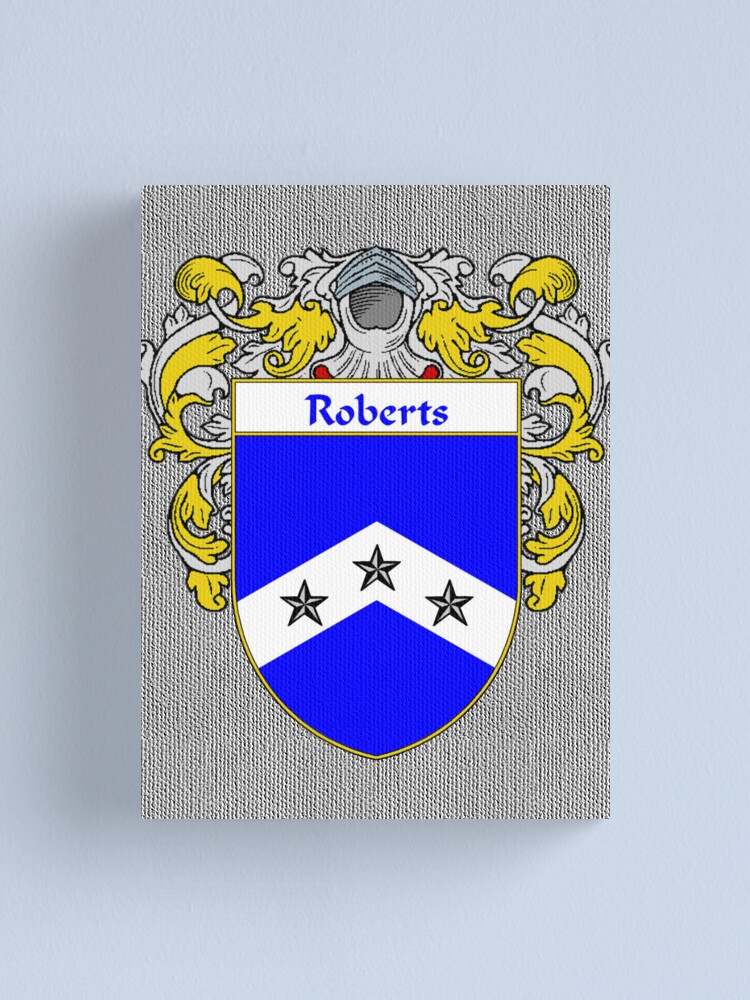 "Roberts Coat of Arms / Roberts Family Crest" Canvas Print by IrishArms ...