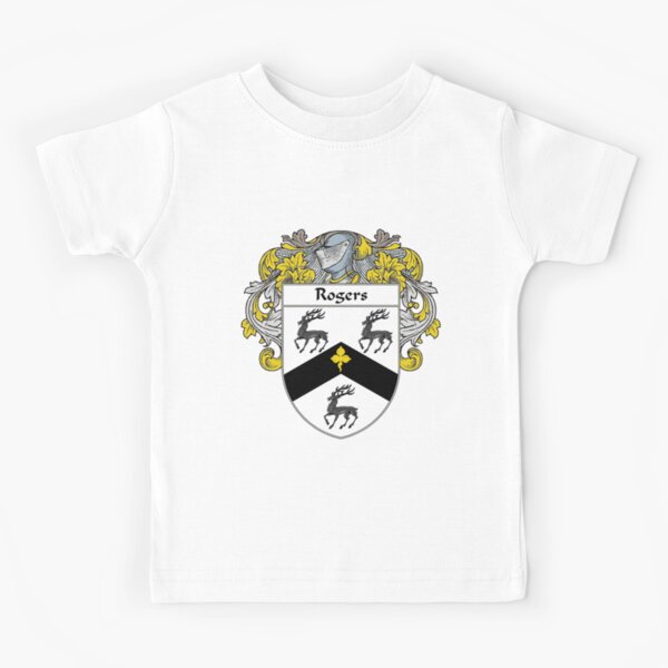 "Rogers Coat of Arms / Rogers Family Crest" Kids T-Shirt by IrishArms ...