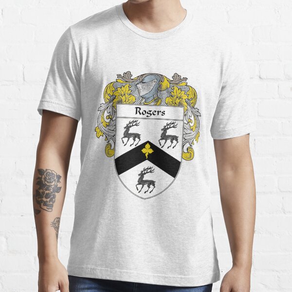"Rogers Coat of Arms / Rogers Family Crest" T-shirt by IrishArms ...
