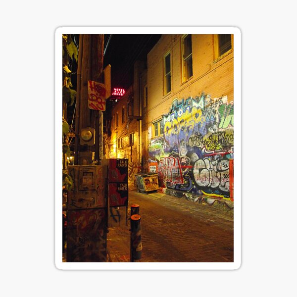 "Graffiti Alley - Rapid City, South Dakota" Sticker by gift-of-art ...