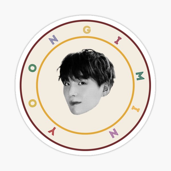 "min yoongi sticker!!" Sticker for Sale by ricebum | Redbubble