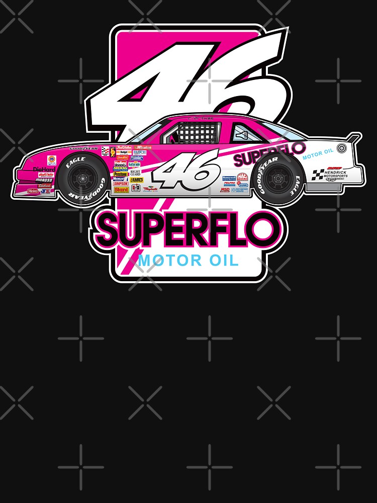 "#46 Cole Trickle Superflo Days of Thunder car Illustration" T-shirt by ...