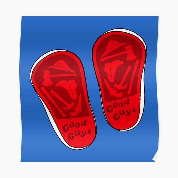 "Child’s Play | Good Guy Doll Shoes" Poster by Jakmalone | Redbubble