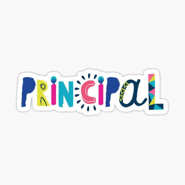 "Cute Principal Gift Idea Back to School" Sticker for Sale by ...