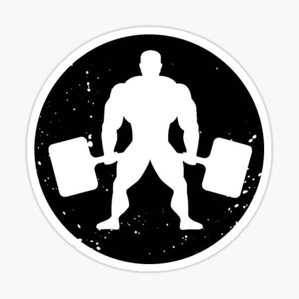 "the strongest man" Sticker for Sale by Labyse | Redbubble