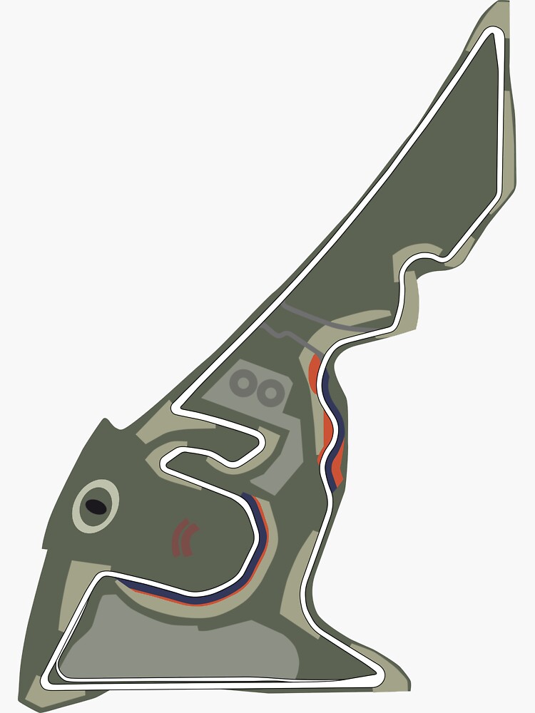"Austin F1 and MotoGP track layout, COTA" Sticker for Sale by ...