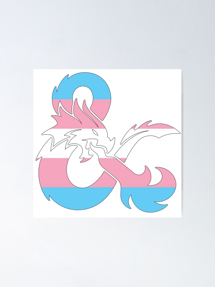 "Transgender Dungeons Dragons dnd d&d" Poster by RPGPride | Redbubble
