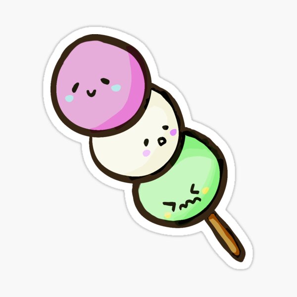 Colorful Dango Stickers | Redbubble
