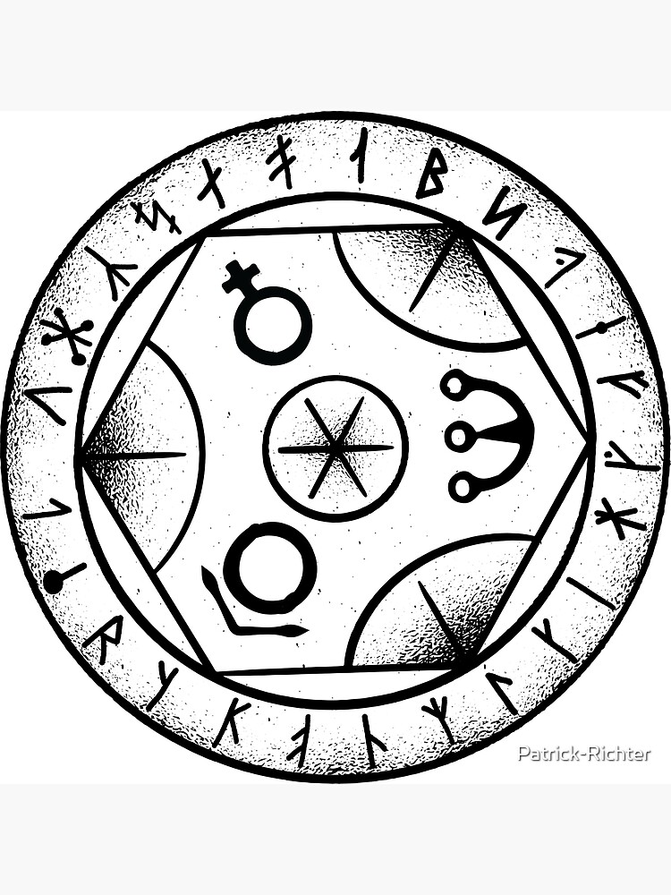 "Alchemy with Viking alphabet" Art Print for Sale by Patrick-Richter ...