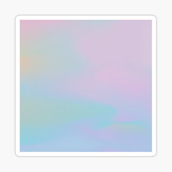 "Pink and blue aesthetic gradient" Sticker for Sale by Zainabbhat ...