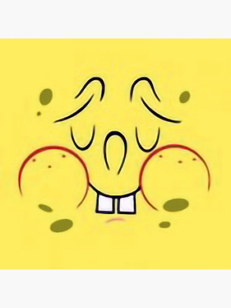 "Spongebob Sulk" Sticker by AlphaSmith | Redbubble