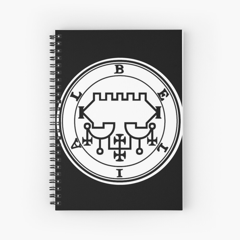 "Belial Sigil Bael Lesser Key Seal of Belial Occult Goetia" Spiral ...
