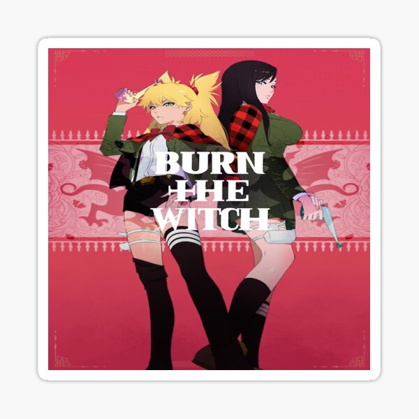 "Burn the witch" Sticker by MarlonArt | Redbubble