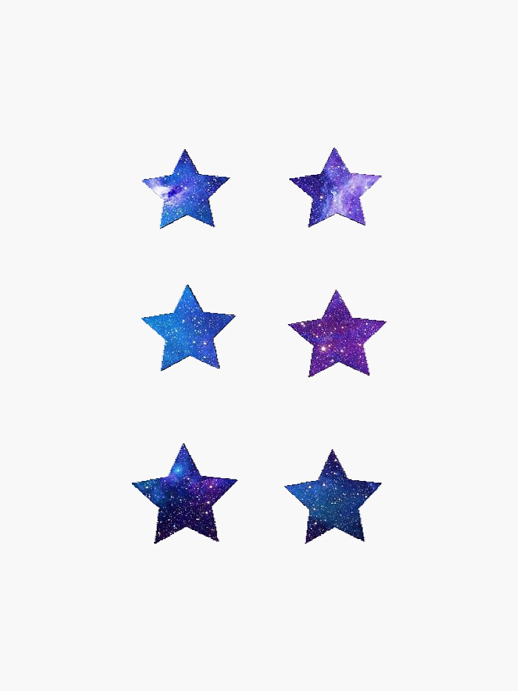 "Galaxy stars pack stickers " Sticker for Sale by Vangedou1 | Redbubble