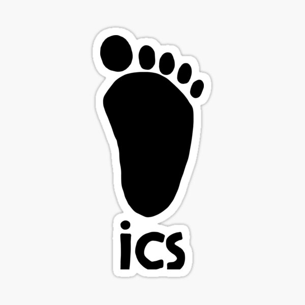 "ics logo" Sticker for Sale by lilahhhhhh | Redbubble