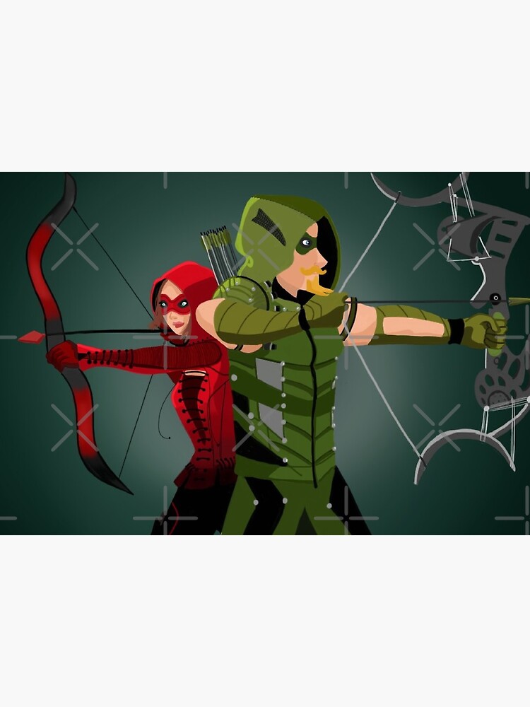 "Green Arrow and Speedy ARROW (with Goatee)" Mask by LisaMichelleArt ...