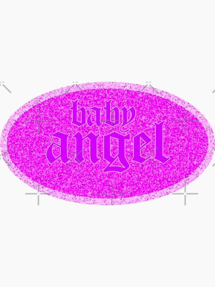 "baby angel glitter y2k aesthetic" Sticker for Sale by elizastreet ...