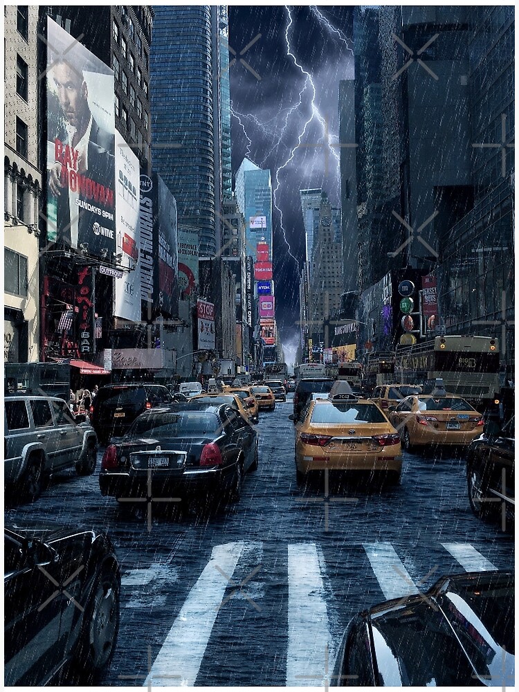 "New York street view" Poster for Sale by stunning-design | Redbubble