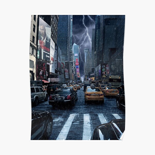 "New York street view" Poster for Sale by stunning-design | Redbubble