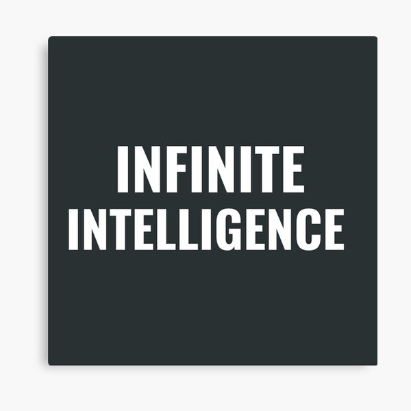 "Infinite Intelligence" Canvas Print for Sale by guruthuma | Redbubble