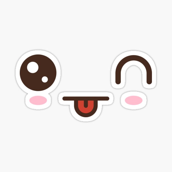 "#1 Kawaii face" Sticker by WelcomeToJapan | Redbubble