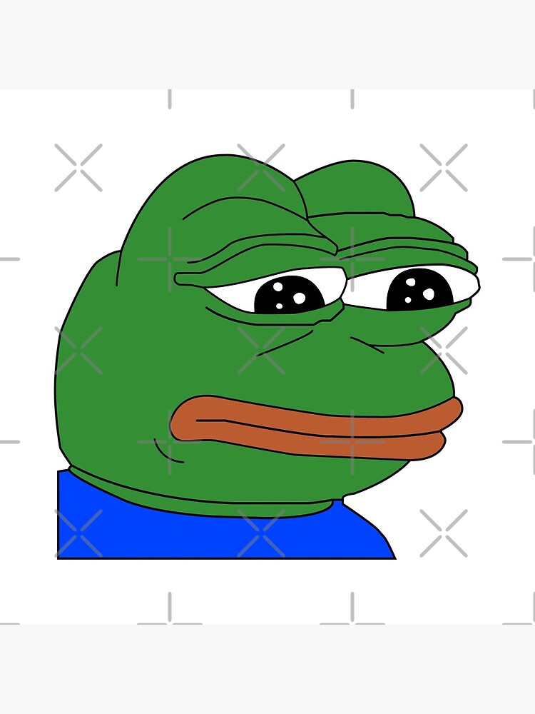 "Pepe frog sad meme" Poster by aMemeStore | Redbubble