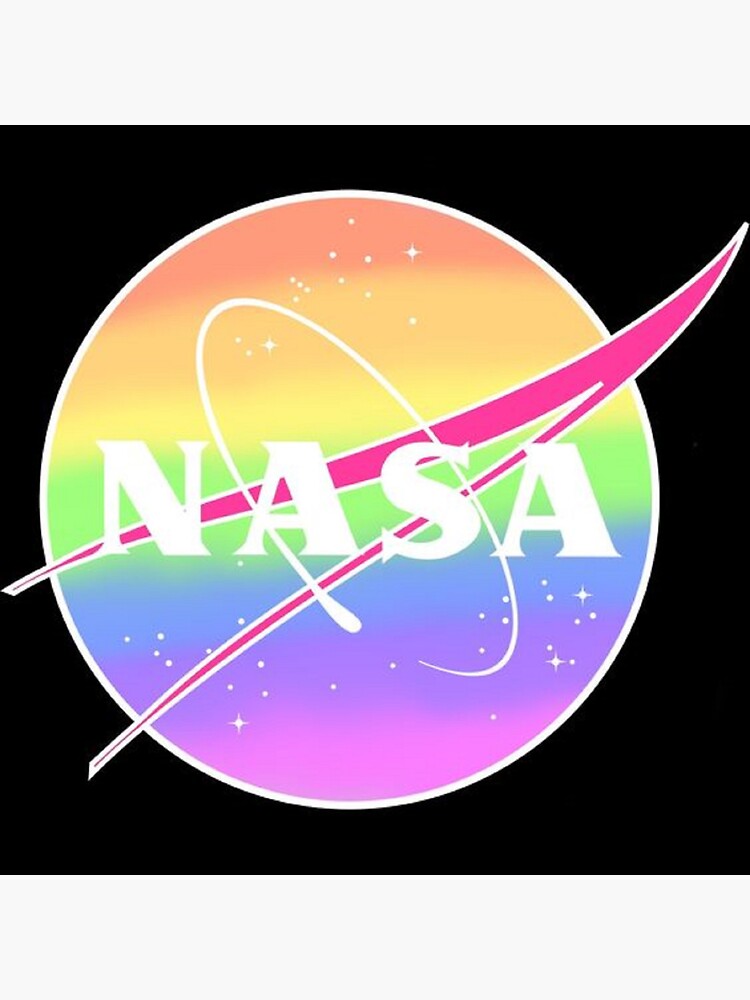 "RAINBOW NASA LOGO" Sticker for Sale by Bkarts27 | Redbubble